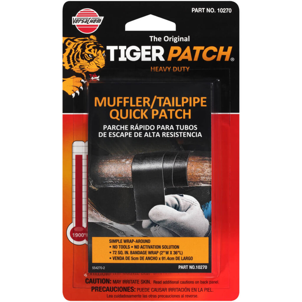 Tiger Patch®: Muffler/Tailpipe Quick Patch • Versachem®