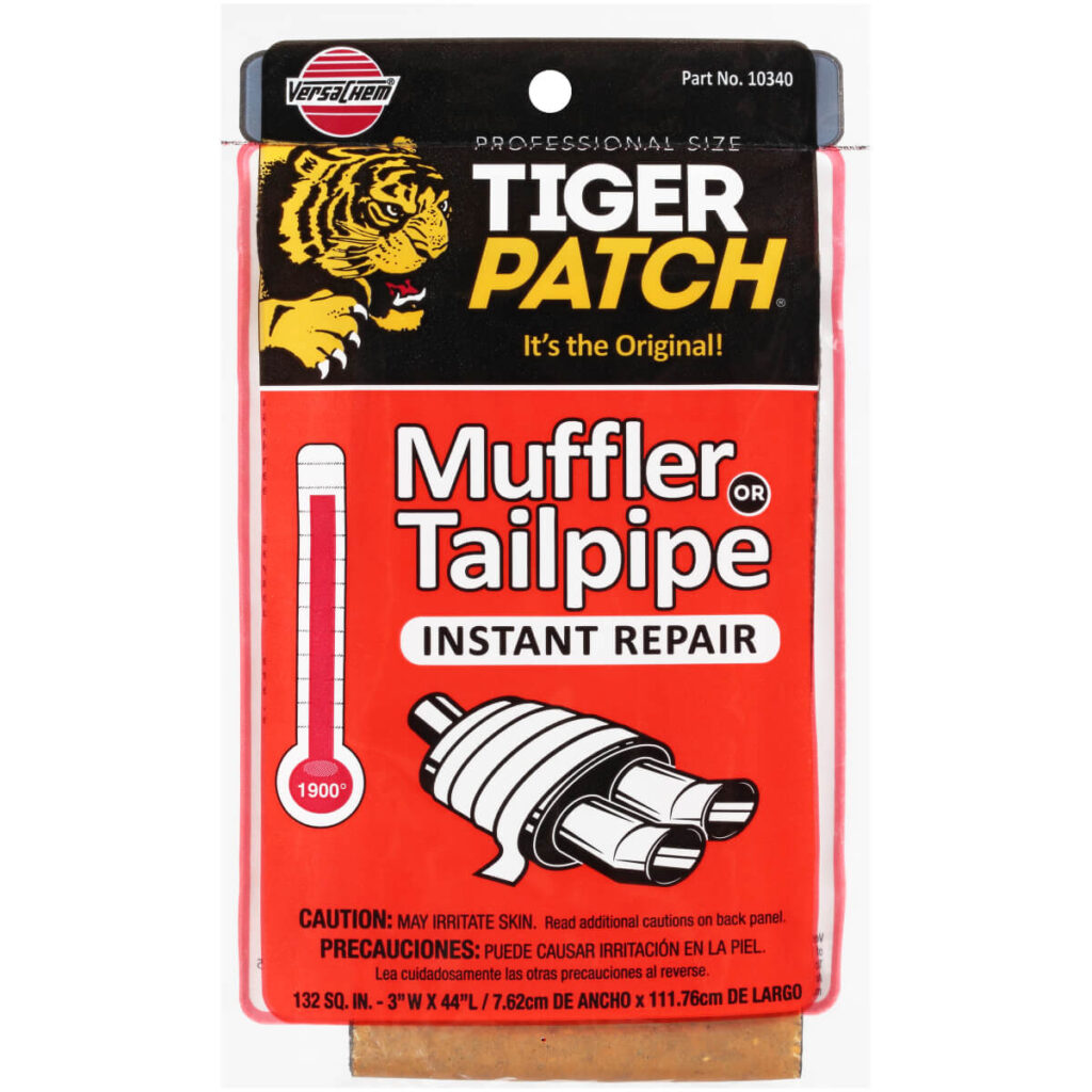 Tiger Patch®: Muffler/Tailpipe Quick Patch • Versachem®